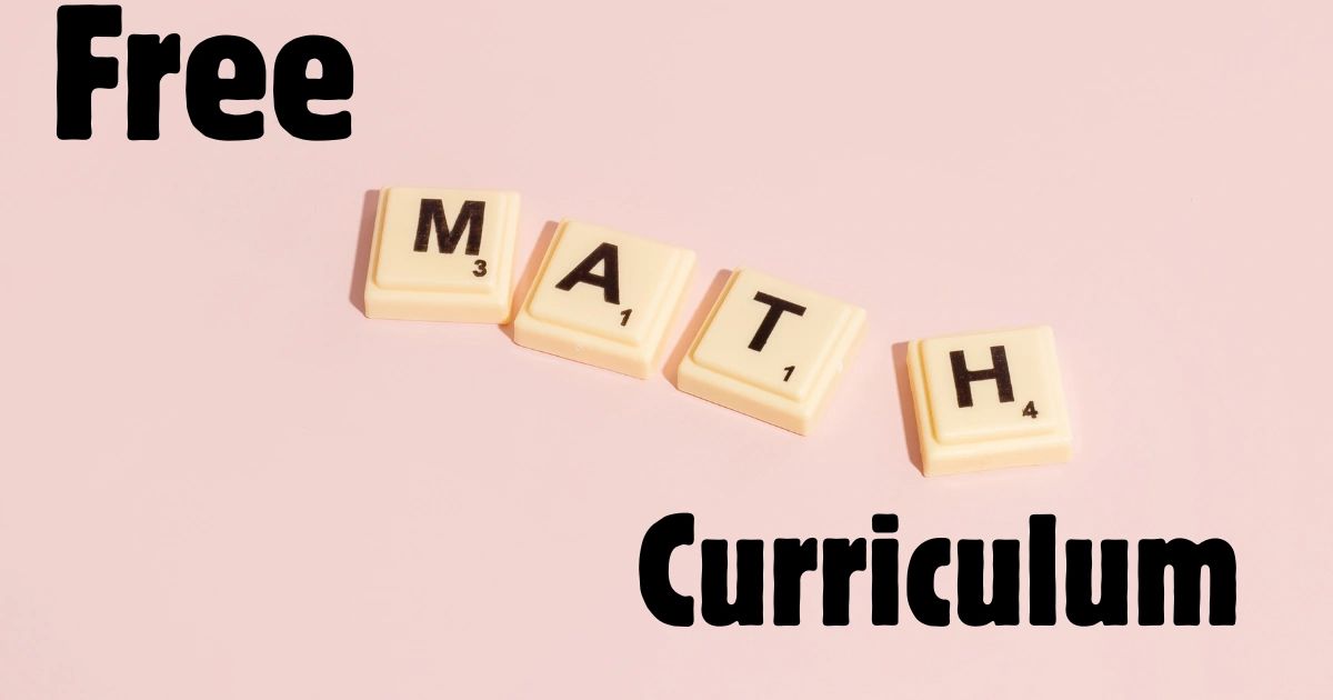 Free Math Curriculum K 3